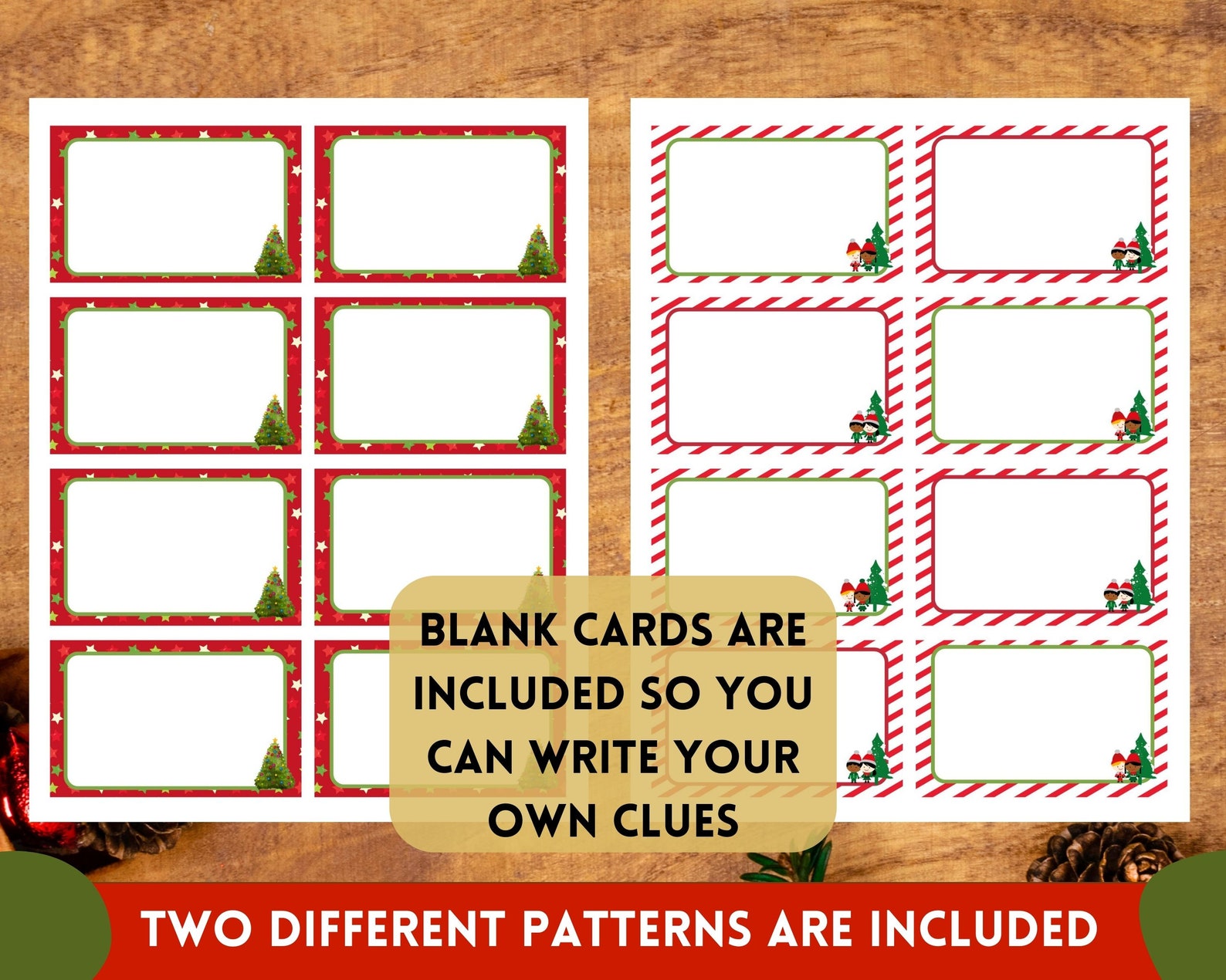 Santa Letter Indoor Christmas Scavenger Hunt for Kids, Printable ...