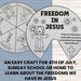 July 4th Bible Wheel Craft Lesson, Freedom in Jesus 4th of July Bible ...