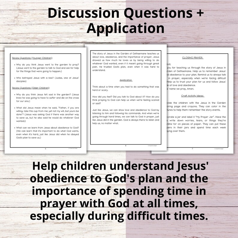 Jesus in the Garden of Gethsemane Bible Coloring Wheel Lesson for Kids ...