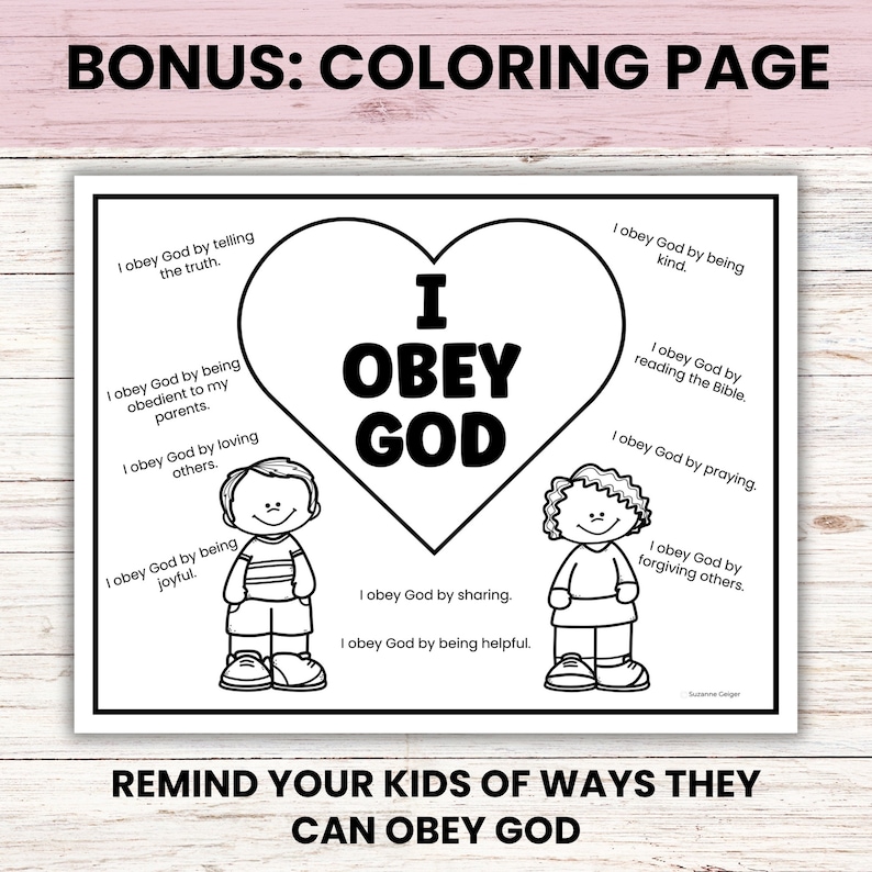I Obey God Bible Wheel Craft Lesson, Obey God Bible Lesson Craft for ...