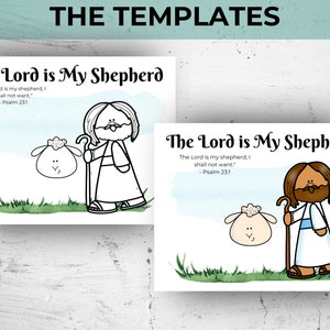 The Lord is My Shepherd Handprint Art, Sunday School Handprint Craft ...