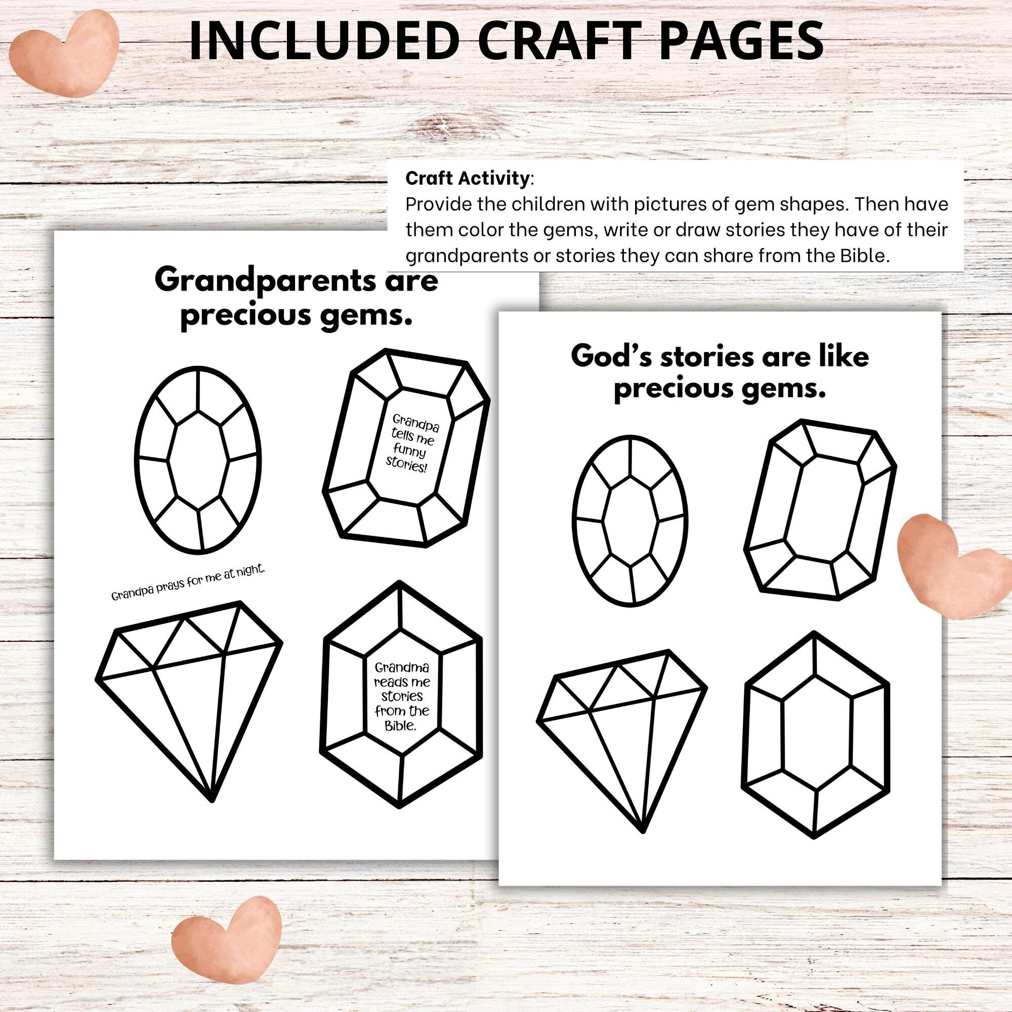 Grandparents Day Sunday School Bible Lesson, Bible Lesson and Printable ...