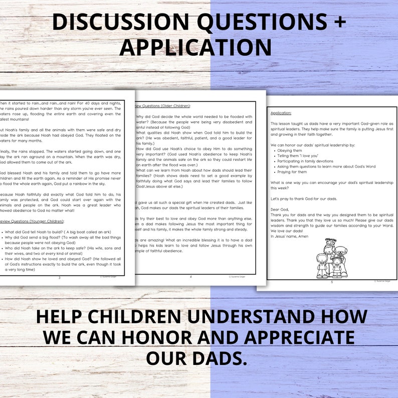 Fathers Day Bible Lesson God Made Dads Special, Dads of the Bible: Noah ...