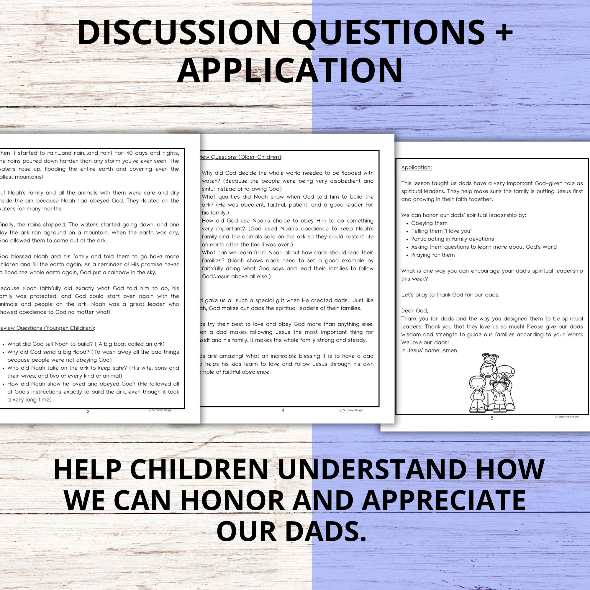 Fathers Day Bible Lesson God Made Dads Special, Dads of the Bible: Noah ...