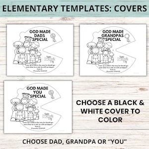 Fathers Day Church Craft for Dad: God Made Dads Special Bible Wheel ...