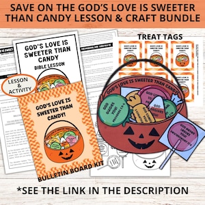 Christian Halloween Bible Lesson Activity, Sunday School Children's ...