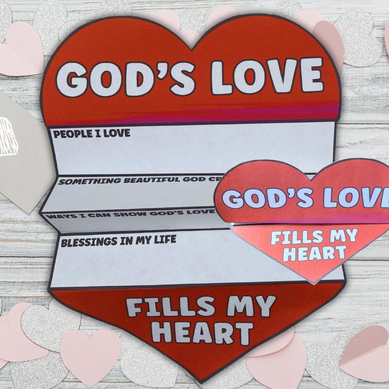 God is Love Craft - Etsy