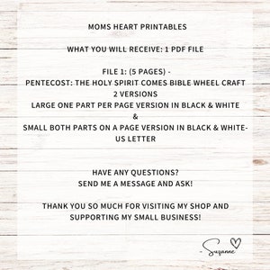 Pentecost Holy Spirit Comes Bible Wheel Craft Sunday School Lesson for ...