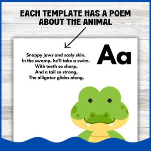 Animal Alphabet Handprint Crafts: A-Z Letter Learning Bundle for ...
