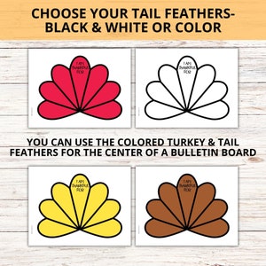 Thankful Turkey Thanksgiving Bible Craft, Fall Sunday School Craft ...