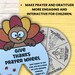 Give Thanks Thanksgiving Prayer Coloring Craft, Sunday School Bible ...