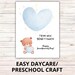 Grandparents Day Handprint Craft, Printable Gift DIY Keepsake Card for ...