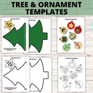 Birth of Jesus Christmas Tree Parable Bible Lesson, Christmas Sunday ...