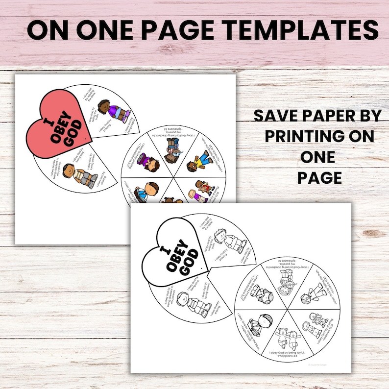 I Obey God Bible Wheel Craft Lesson, Obey God Bible Lesson Craft for ...