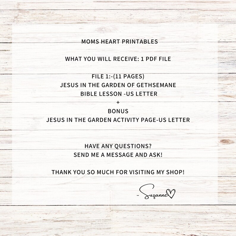 Jesus in the Garden of Gethsemane Easter Holy Week Bible School Lesson ...