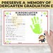 Last Day of Kindergarten Graduation Keepsake Handprint Art, Handprint ...