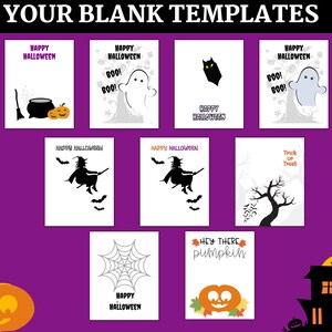 Halloween Handprint Craft Bundle, October Handprint Activity for ...