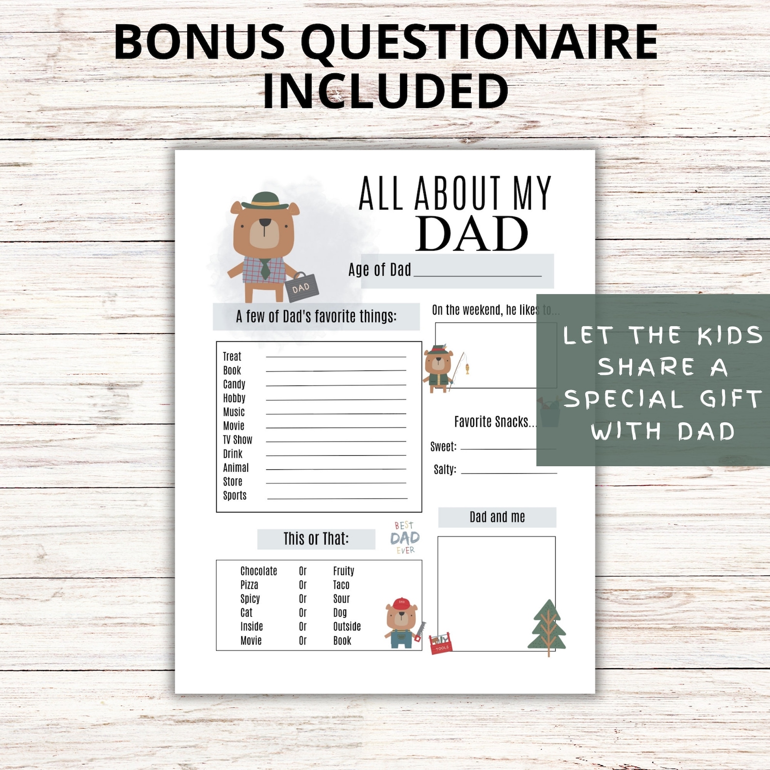 Fathers Day Bible Craft A Godly Dads Tackle Box, Sunday School Bible ...