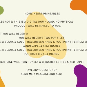 Halloween Handprint Craft | October Preschool Handprint Activity ...