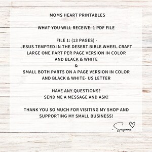 Jesus Tempted in the Desert Bible Craft, Matthew 4:1-11 Bible Coloring ...