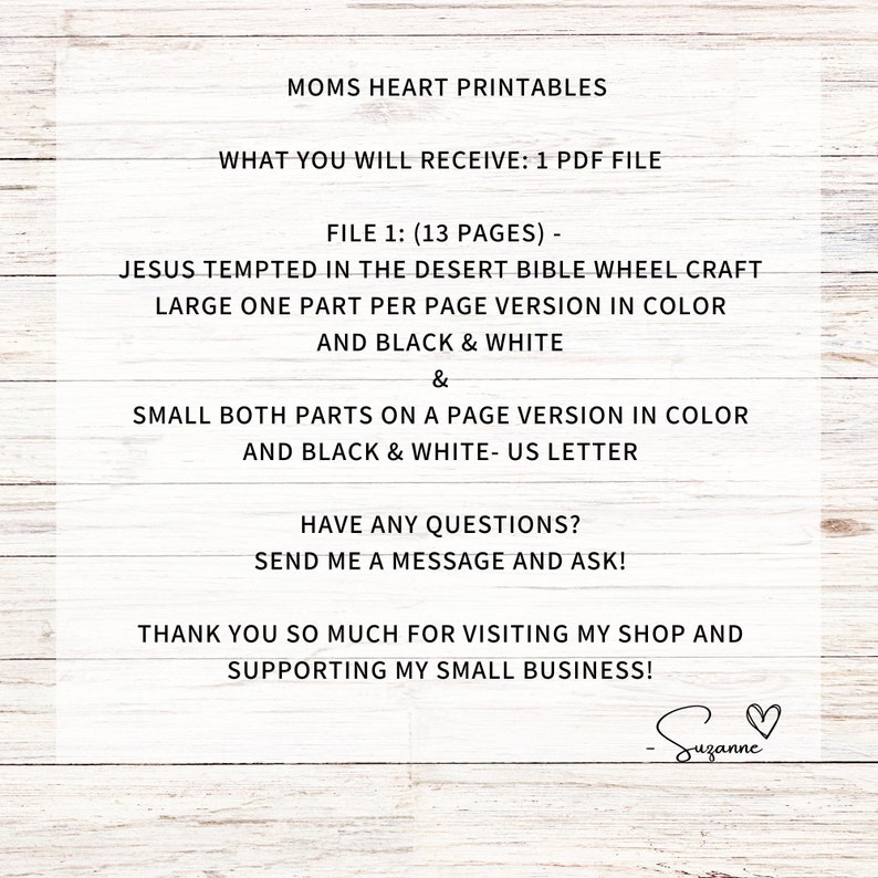 Jesus Tempted in the Desert Bible Craft, Matthew 4:1-11 Bible Coloring ...