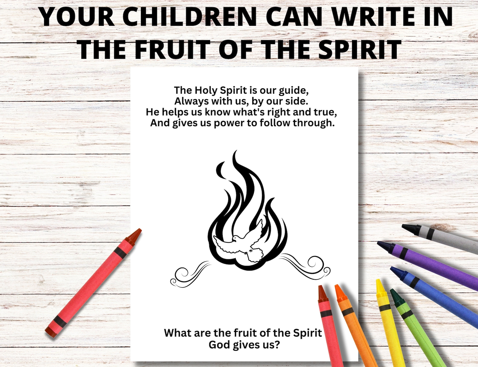 Pentecost Sunday Craft Coloring Pages Acts 2 Bible Story Craft, Holy ...