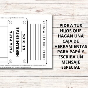 Toolbox for Dad Fathers Day Bible Craft Spanish, Sunday School Bible ...