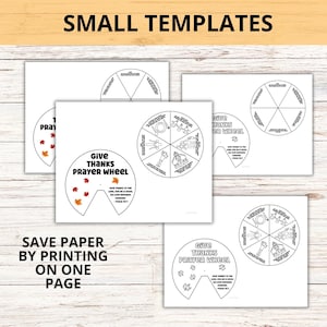 Give Thanks Thanksgiving Prayer Coloring Wheel, Sunday School Gratitude ...