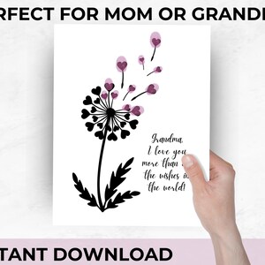 Mom Handprint Art, Mothers Day Handprint Craft Activity From Kids ...