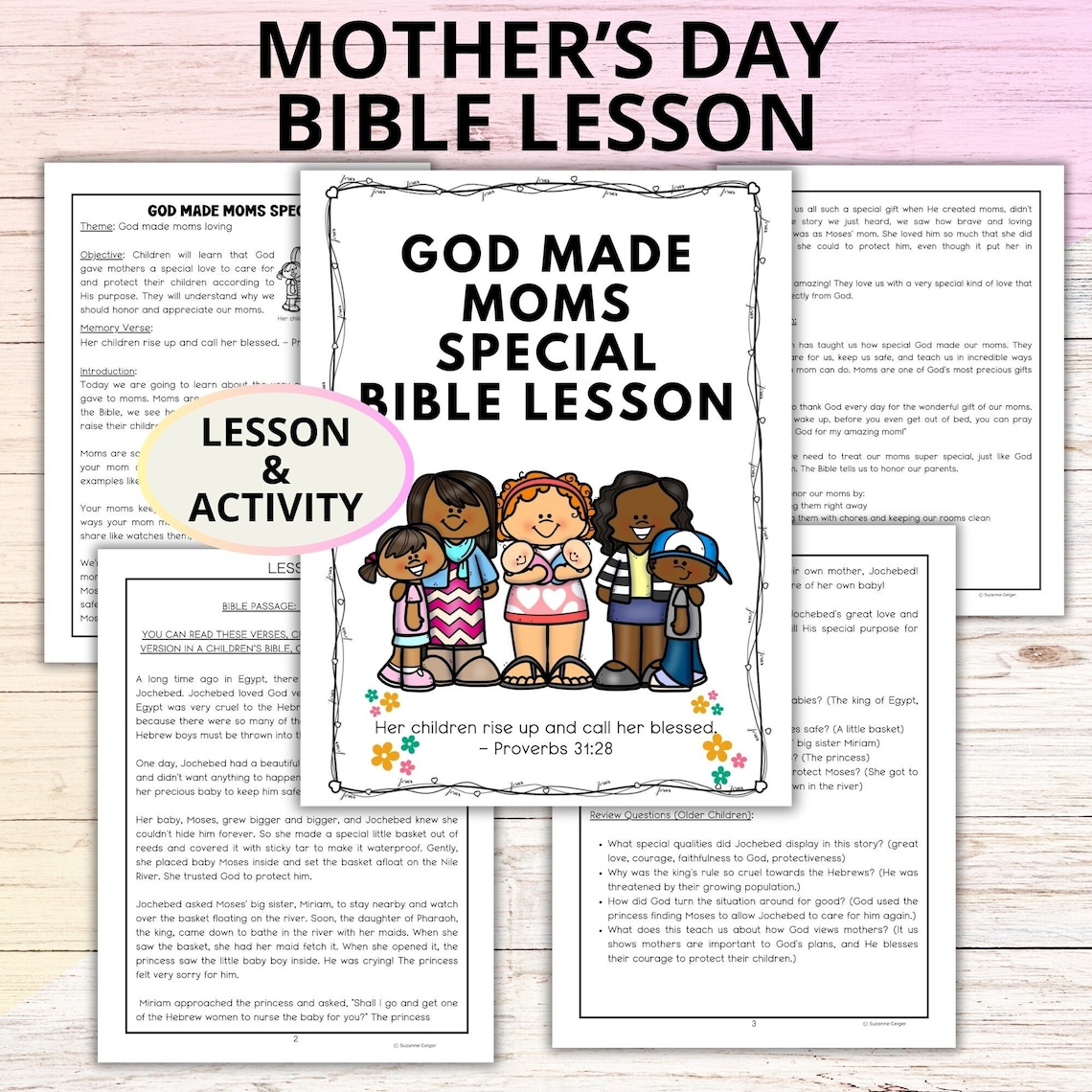Mothers Day Bible Lesson God Made Moms Special, Moms of the Bible ...