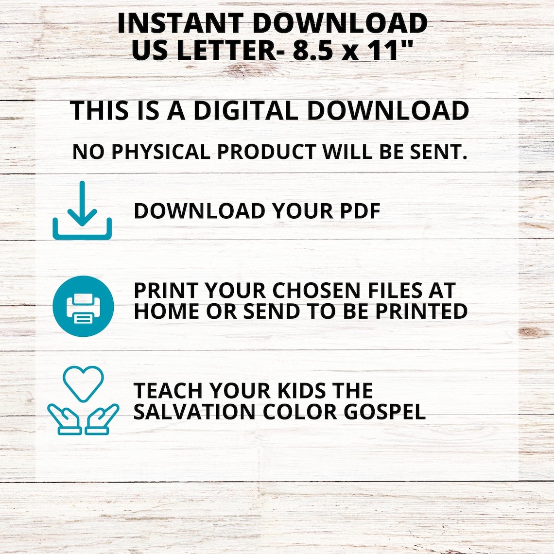 Salvation Bible Lesson and Activities Printable, Color Gospel Bible ...
