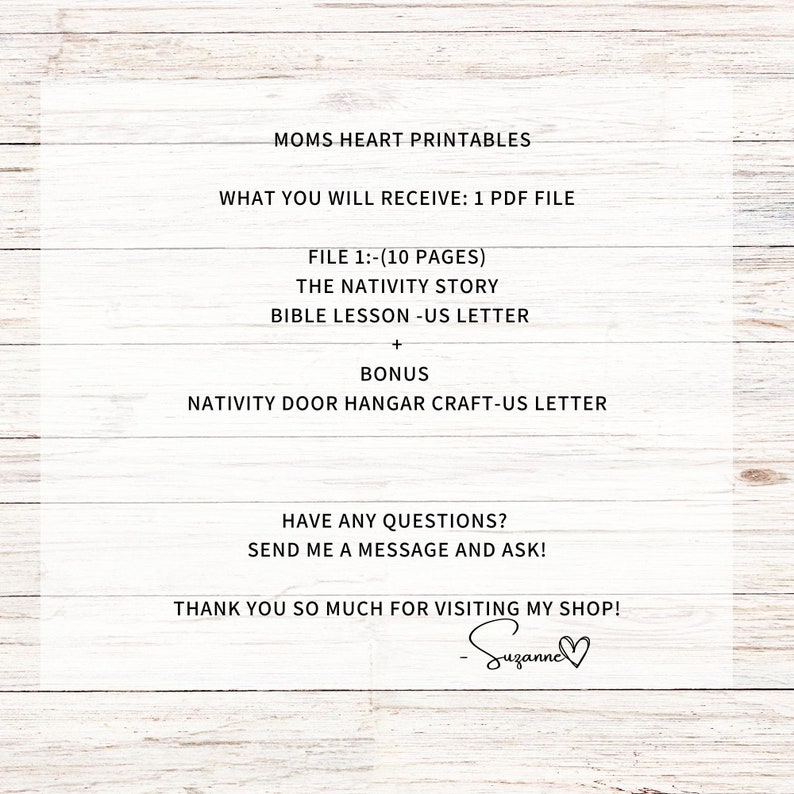 Nativity Story Bible Lesson and Coloring Christmas Craft Activity ...