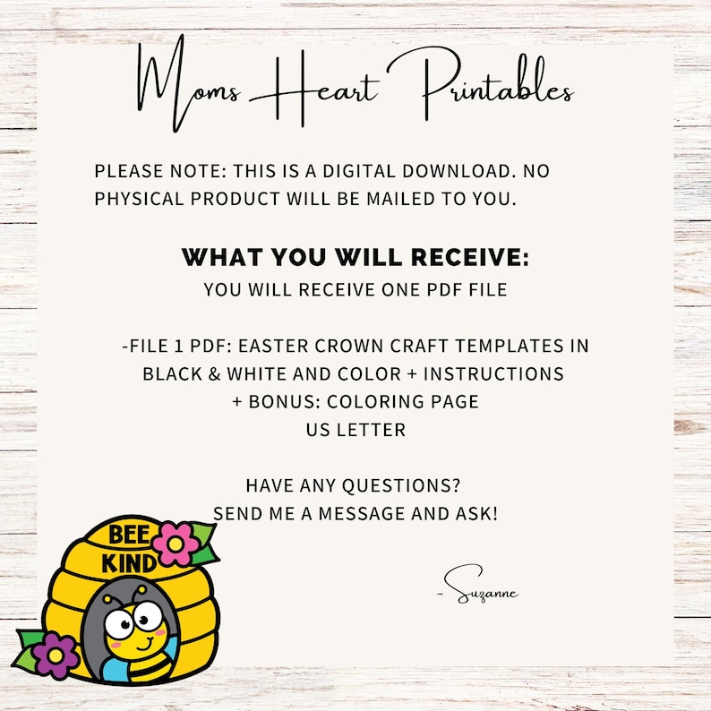 Bee Kind Bible Crown Craft Activity Printable, Ephesians 4:32 Kindness ...