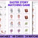 Easter Story Memory Game for Toddlers & Preschoolers, Printable Bible ...
