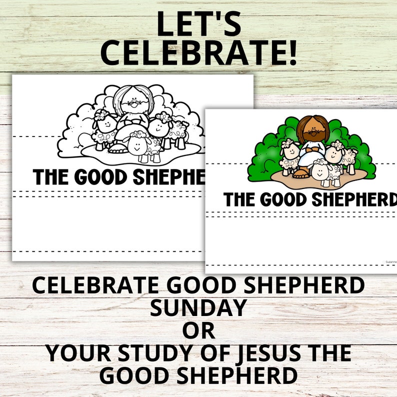The Good Shepherd Bible Crown Craft Activity Printable, Parables of ...