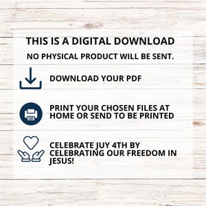 4th of July Sunday School Bible Craft, Freedom in Jesus Bible Printable ...