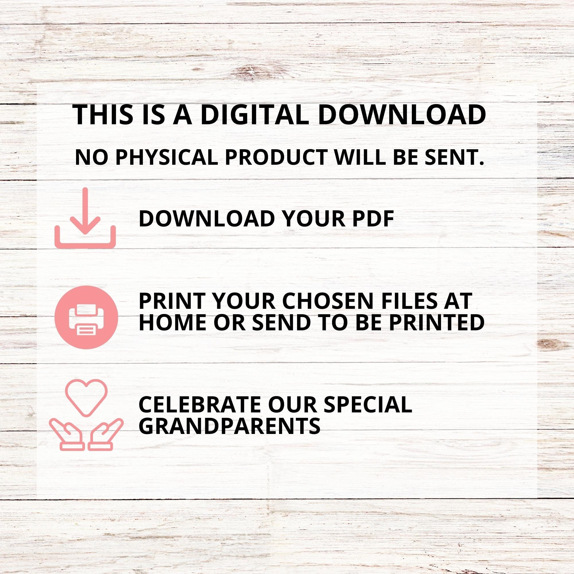 Grandparents Day Sunday School Printable Bundle, Grandparents Bible ...