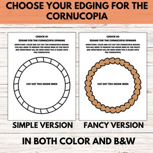 Give Thanks Cornucopia Thanksgiving Prayer Bible Craft Activity, Sunday ...