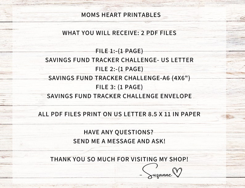 Savings Tracker Printable Challenge, A6 Printable Budget Binder Savings ...