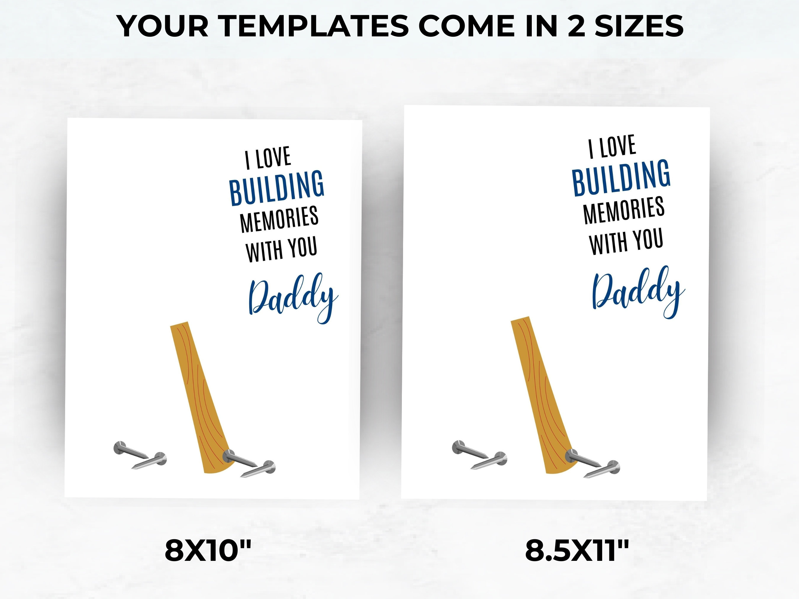 Fathers Day Footprint Printable Craft Gift for Dad, DIY Dad Keepsake ...