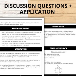 Christian Halloween Pumpkin Parable Bible Lesson Activity, Sunday ...