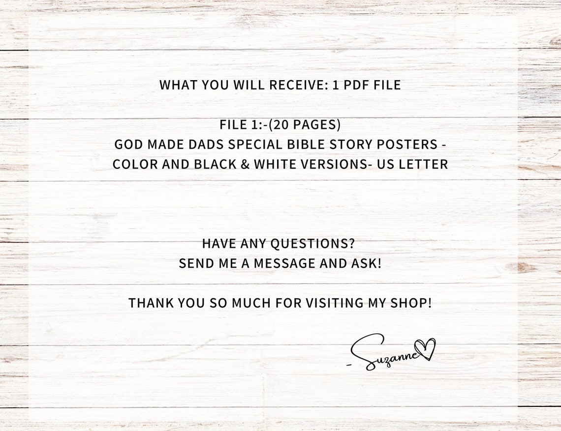 Fathers Day Bible Lesson Teaching Posters and Craft, Dads of the Bible ...