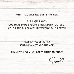 Fathers Day Bible Lesson Teaching Posters and Craft, Dads of the Bible ...