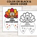 Thanksgiving Gratitude Coloring Craft, Kids Fall Gratitude Activity ...