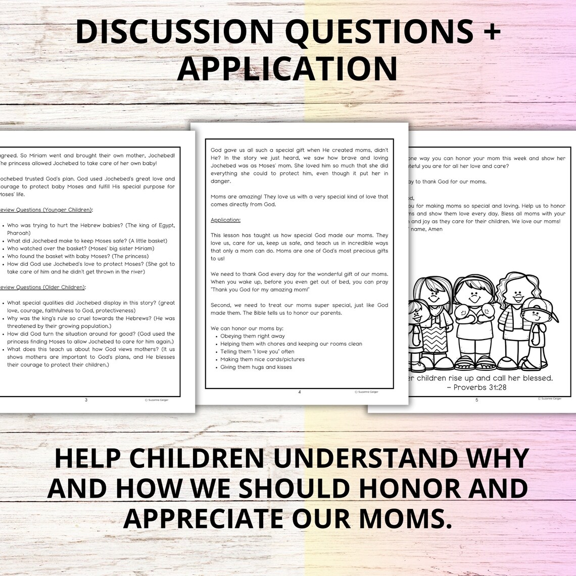 Mothers Day Bible Lesson God Made Moms Special, Moms of the Bible ...