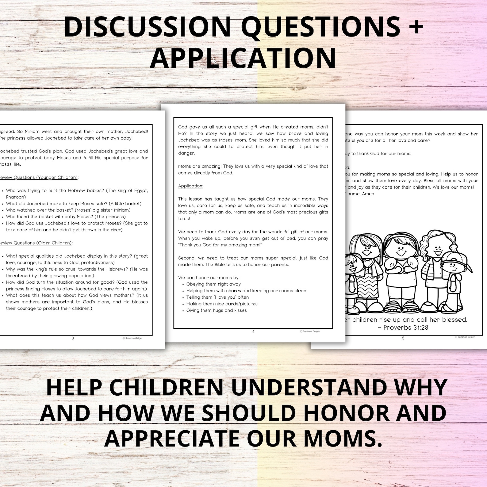 Mothers Day Bible Lesson God Made Moms Special, Moms of the Bible ...