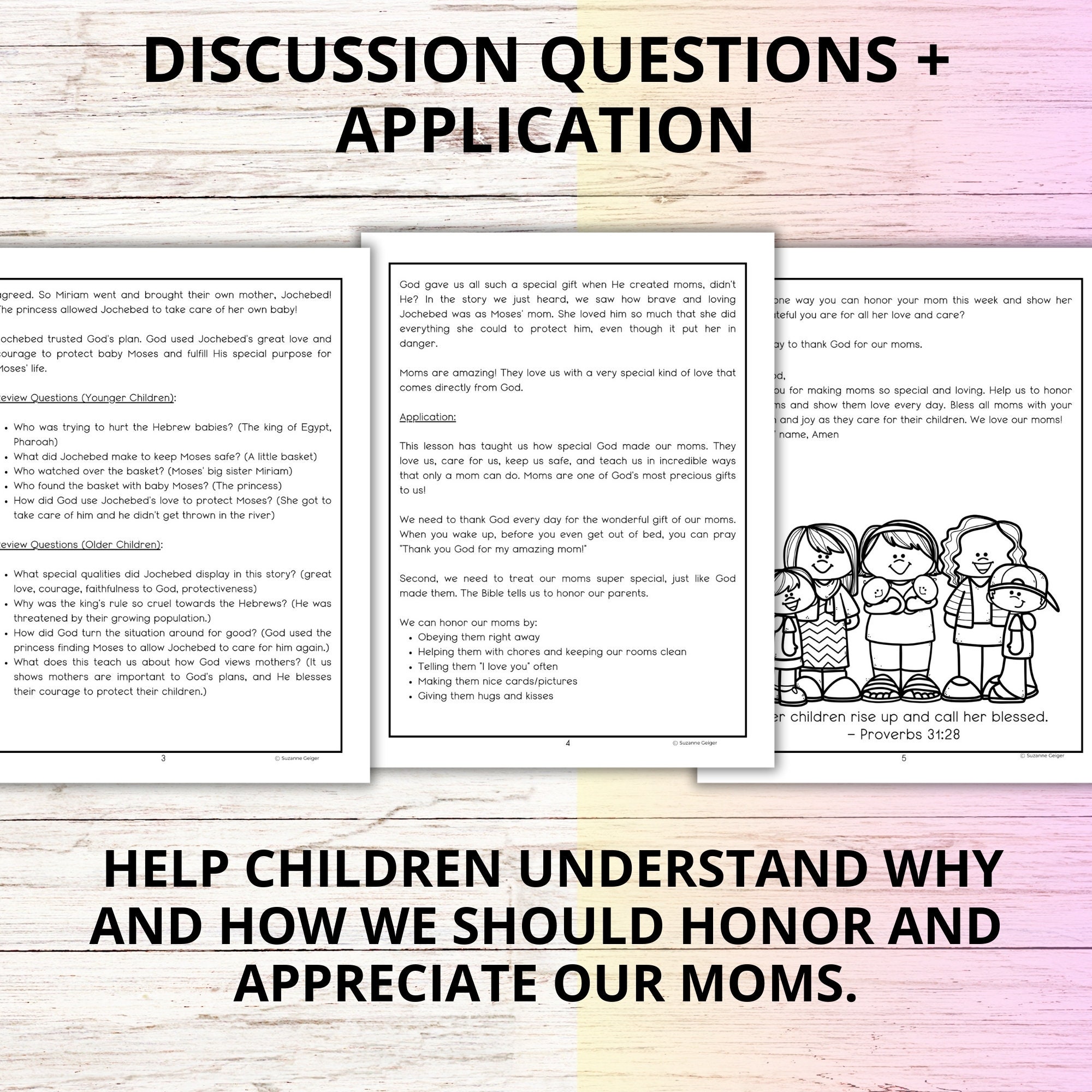 Mothers Day Bible Lesson God Made Moms Special, Moms of the Bible ...