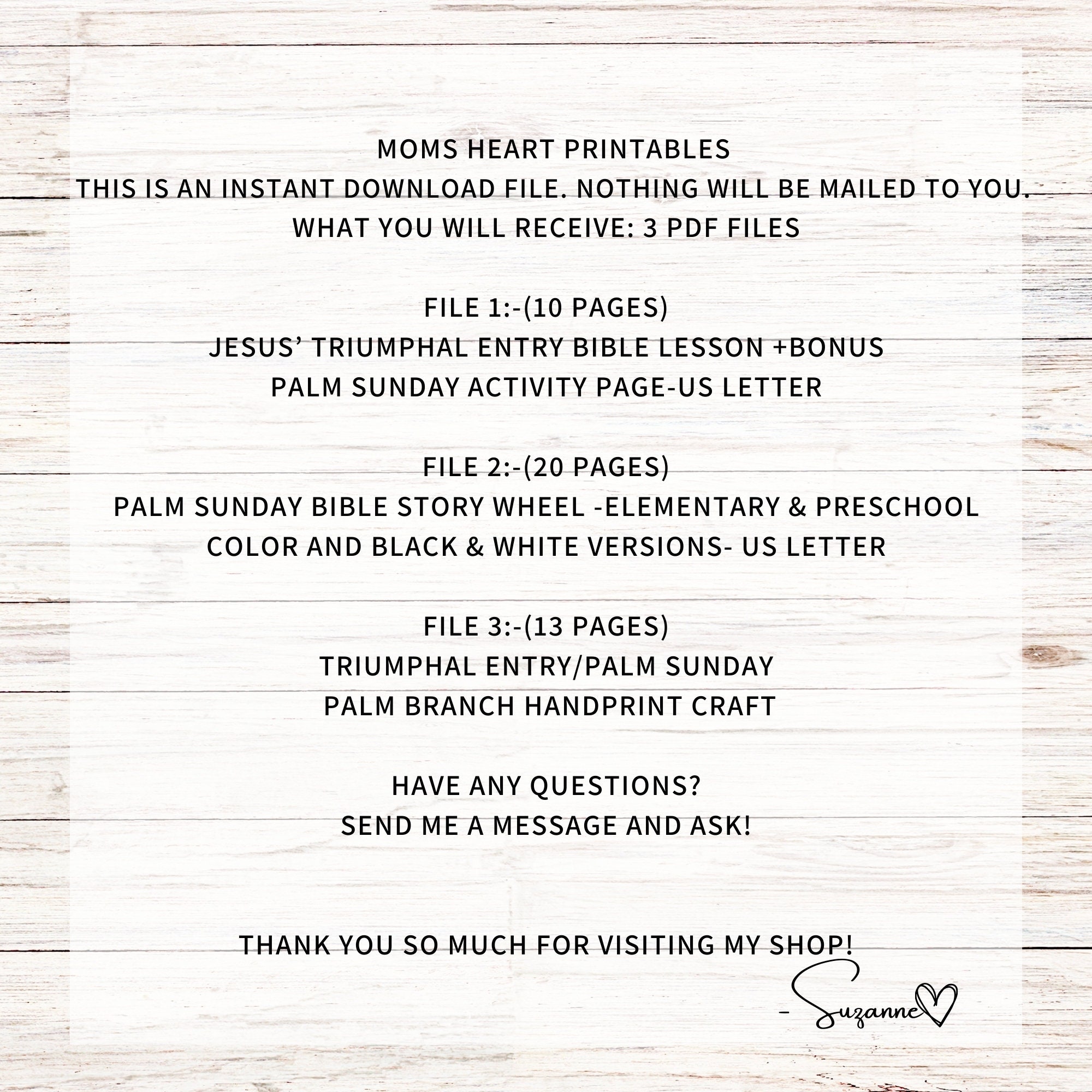 Palm Sunday Bible Lesson and Story Wheel Craft Bundle, Triumphal Entry ...