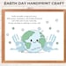 Earth Day Handprint Craft, Spring Happy Earth Day Handprint Art for ...