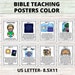 Days of Creation Sunday School Bible Teaching Posters, Printable Kids ...